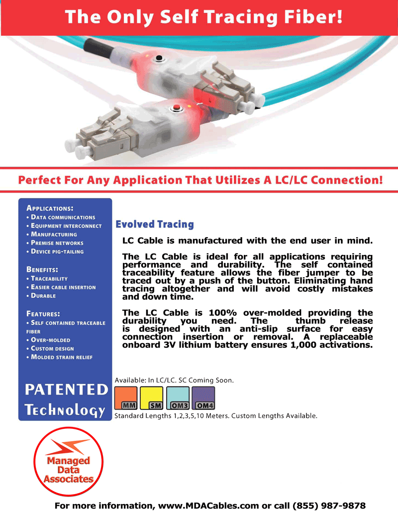 LC-Self Tracing Fiber – Managed Data Associates